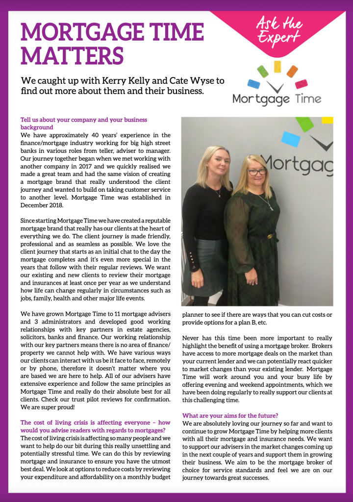 Mortgage Time Matters – Mortgage Time